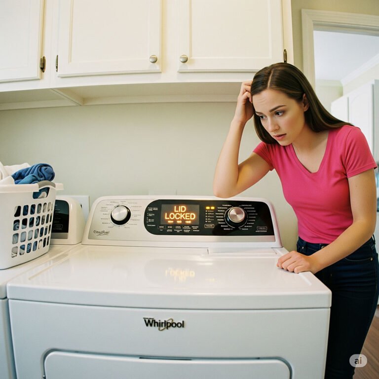 Whirlpool Washer Lid Locked Light Flashing: Fixing Guide!